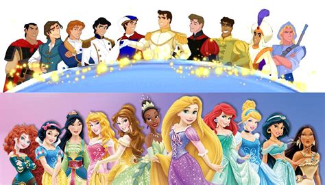 List Of All Disney Princesses And Princes