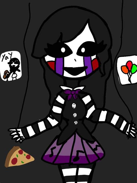 Fnaf Aphmau Drawing The Puppet By Thatfanartgirl On Deviantart