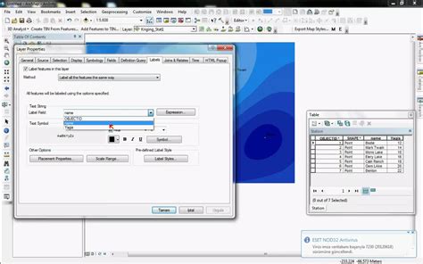 Arc Map Arcscene Gis Interpolation Kriging Method Mono Lake Arcmap 10 Ppt