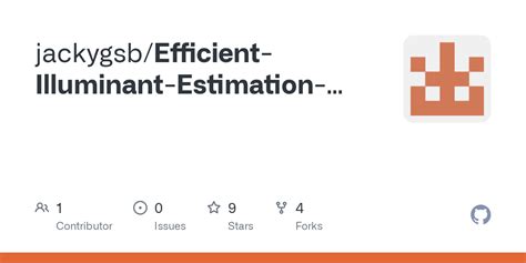 github jackygsb efficient illuminant estimation for color constancy