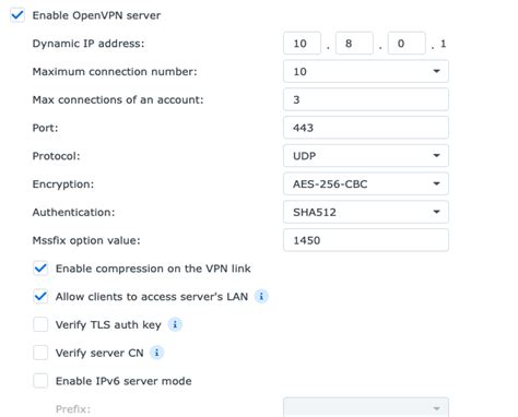 vpnserver openvpn no internet access for some apps r synology