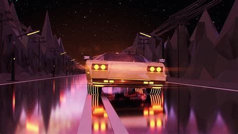 Outrun Car Text Intro Maker Outrun Car Text Intro Maker