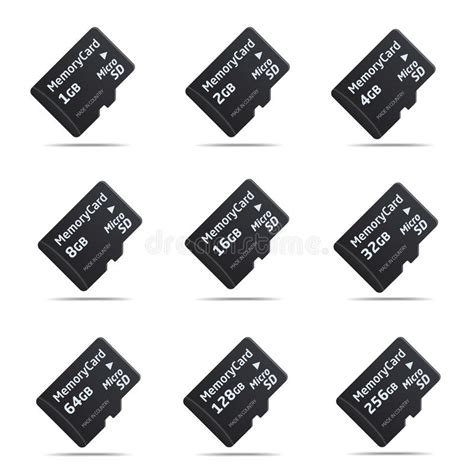 Micro SD Memory Card Stock Vector Illustration Of Future 80396448