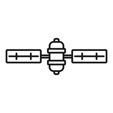 Signal Satellite Icon Outline Style 14616243 Vector Art At Vecteezy