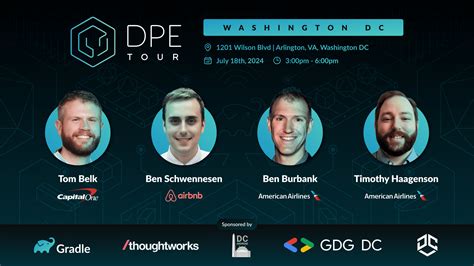 developer productivity engineering tour washington dc