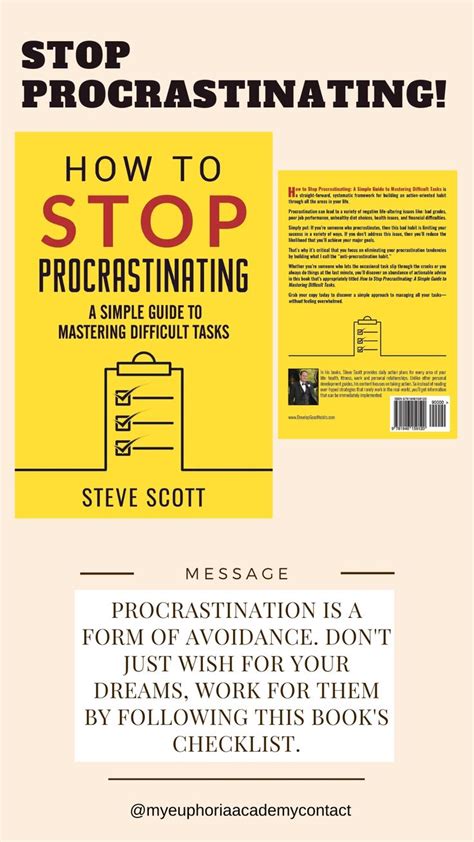 Stop Procrastinating A Guide To Productivity