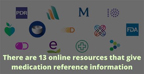 13 Useful Online Resources For Medication Reference Information Tech