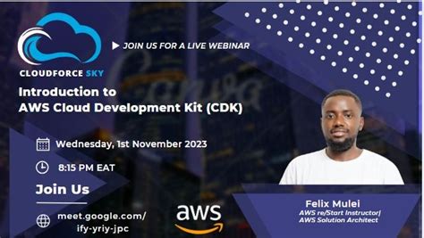 Patrick Odhiambo On Linkedin Aws Cdk Clouddevelopment Webinar