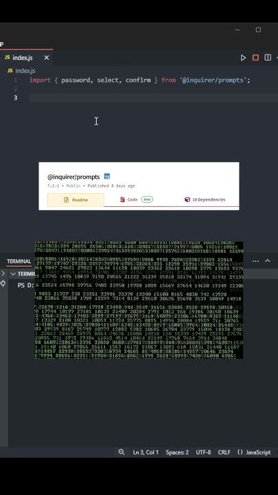 Awesome Command Line Package Javascript Nodejs Coding Youtube