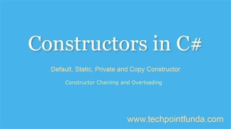 Tech Point Fundamentals On Linkedin Constructors In C Default Static Private Copy Constructor