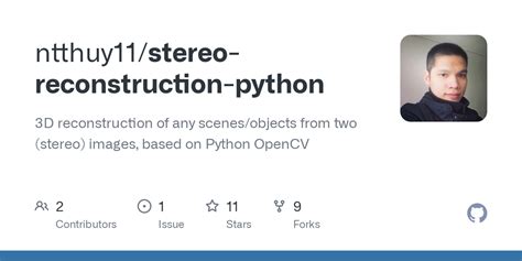 Stereo Reconstruction Python Main Py At Master Ntthuy Stereo Reconstruction Python GitHub