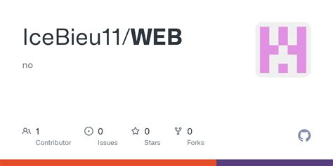 Github Icebieu Web No