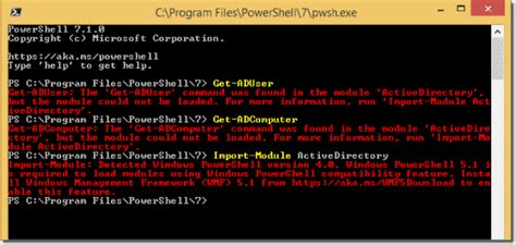 How To Install The Powershell 7 Active Directory Module 4sysops