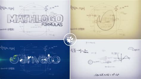 Math Formulas Logo Reveal Logo Stings Ft Science And Calculate Envato