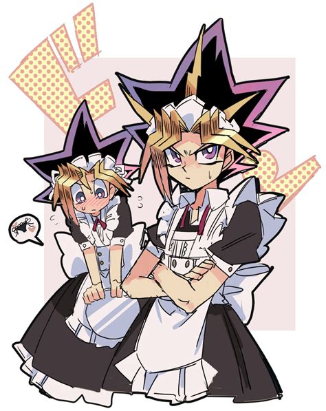 Muto Yugi And Yami Yugi Yu Gi Oh And 1 More Drawn By Shishooottt