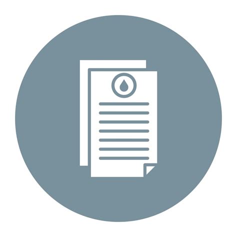 Premium Vector Oil Document Vector Illustration