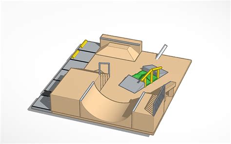 3d Design Skatepark Tinkercad