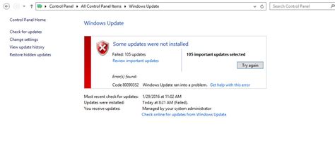 Solved Windows Update Failure On Server R Experts Exchange
