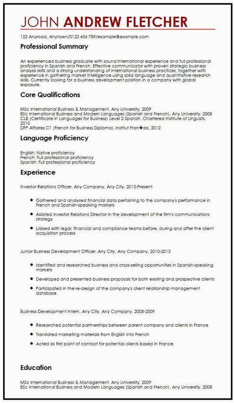 Cv Englisch Language Skills Cv Sample With Language Skills Myperfectcv Lebenslauf