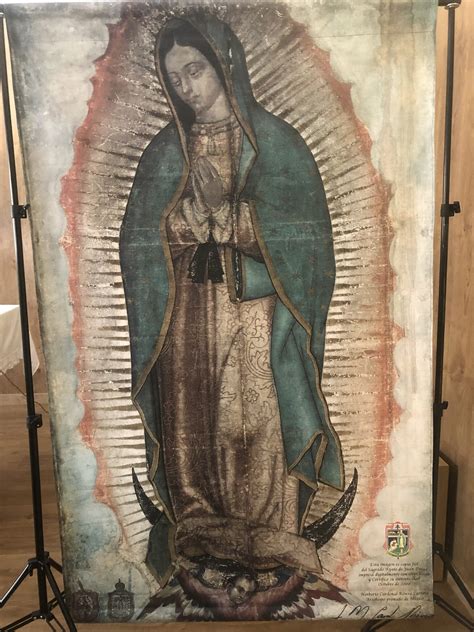 La Tilma De La Virgen De Guadalupe Nos Visita • Parroquia María