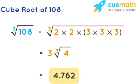 Cube Root Of 108 How To Find The Cube Root Of 108 [solved]