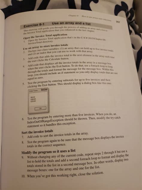 Solved Chapter How To Wear And Other Use An Array And A List