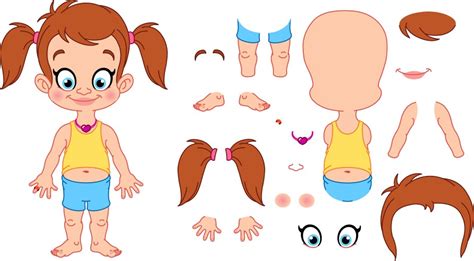 Человек по частям тела рисунок