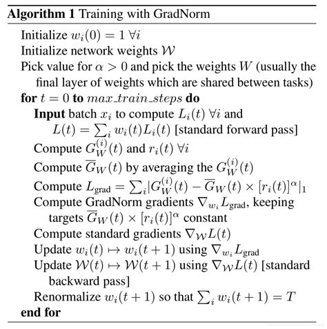 Gradnorm：gradient Normalization For Adaptive Loss Balancing In Deep