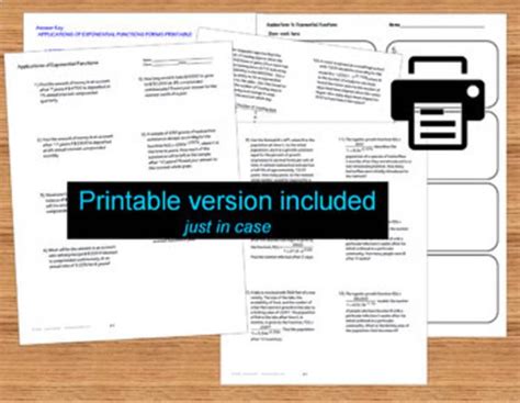 Exponential Functions Applications And Models Digital Plus Print