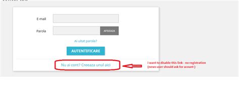 Ps 175 Disable User Registration Addons Modules And Themes