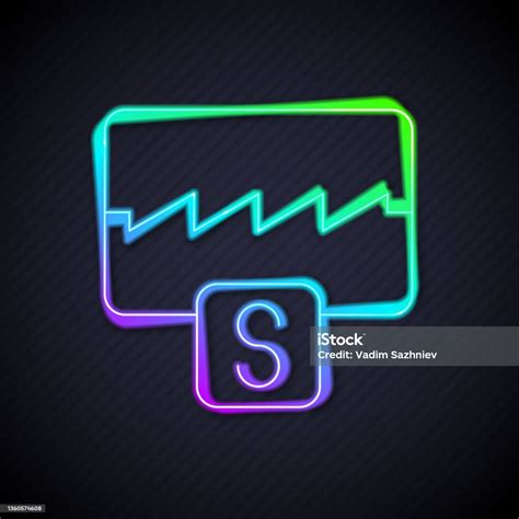 검은 색 배경에 고립 된 빛나는 네온 라인 음악 파 이퀄라이저 아이콘 음파 오디오 디지털 이퀄라이저 기술 콘솔 패널 펄스 뮤지컬 벡터 건강관리와 의술에 대한 스톡 벡터 아트