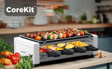 Corekit Smokeless Indoor Electric Grill 4 In 1 Nonstick