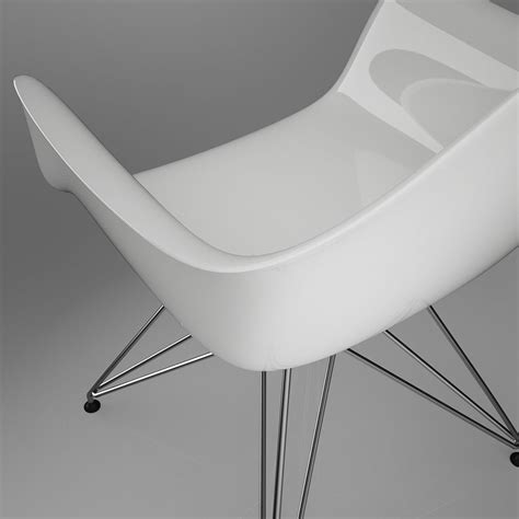 임스 성형 플라스틱 안락 의자 3d 모델 39 Max Free3d