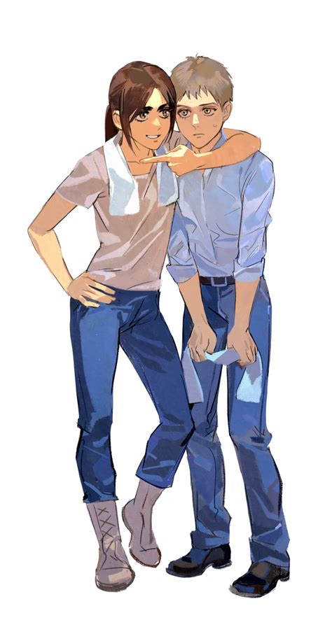 Gabi Braun And Falco Grice Shingeki No Kyojin Drawn By Luguoadeli