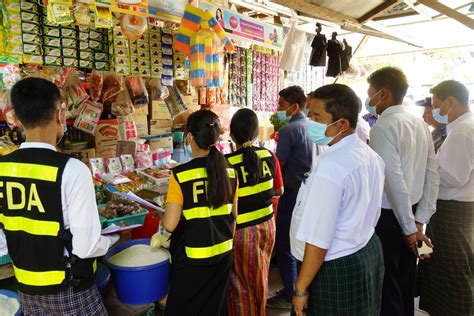 ဇမ္ဗူသီရိမြို့နယ်အတွင်းရှိ ပြည်သူများ အစားအသောက်ဘေးအန္တရာယ်ကင်းရှင်းစေရေး ကွင်းဆင်းစစ်ဆေး