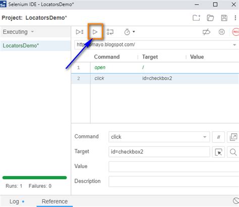 New Selenium Ide Using Click Command For Selecting A Checkbox Option