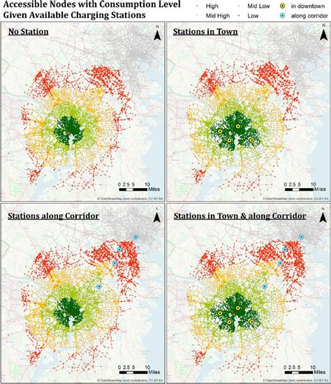 Accessible Nodes For Both Origin And Destination Respecting Time And