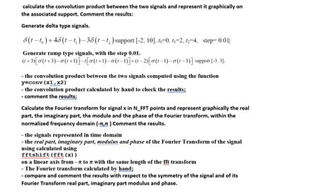 Calculate The Convolution Product Between The Two