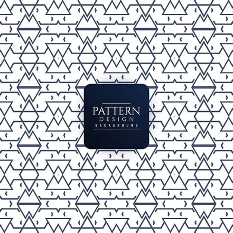 현대적인 장식 패턴 디자인 프리미엄 벡터