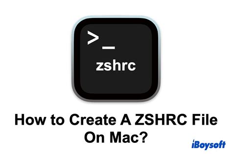 [solved] zshrc file located create and customize