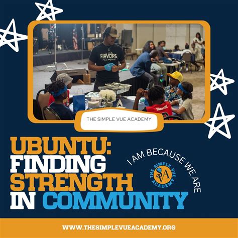 Ubuntu Is More Than A Word—its A Way Of Life Here At The Simple Vue