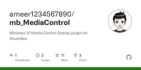 GitHub Ameer Mb MediaControl Windows Media Control Overlay Plugin For MusicBee