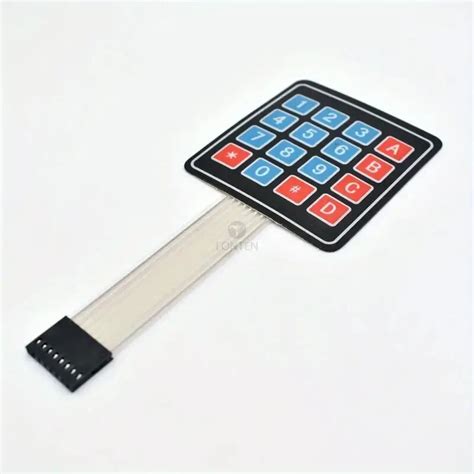 4x4 16 Key Keypad Membrane Switch Matrix Array