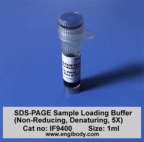 SDS PAGE Sample Loading Buffer Non Reducing Denaturing X