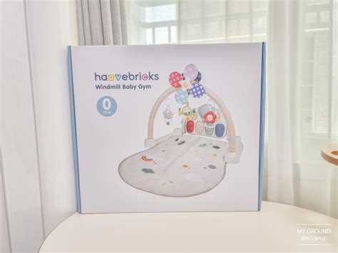 신생아장난감 선물 하베브릭스 바람개비 아기체육관 사용시기 네이버 블로그