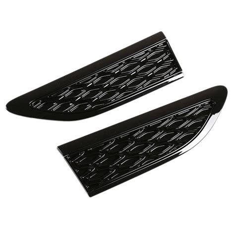 Car Side Vent Decoration Trim Sticker Side Air Fender Vent Cover For