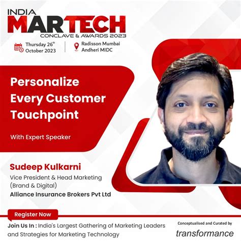 Sudeep Kulkarni On Linkedin Martechconclave2023 Marketingtechnology Speakerspotlight Ai