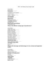 PSYC 100 Midterm Exam Study Guide PSYC 100 Midterm Exam Study Guide CHAPTER 1 Replicability