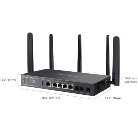 Tp Link Dr3650v 4g Simultaneous Triple Wan Vdsl2adsl2 4g Lte Cat 6