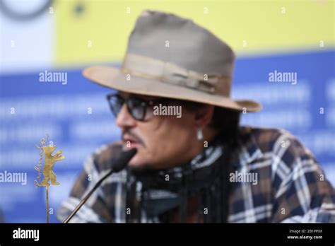 Johnny Depp Attends The Press Conference For Minamata During The 70th Berlin Film Festival In